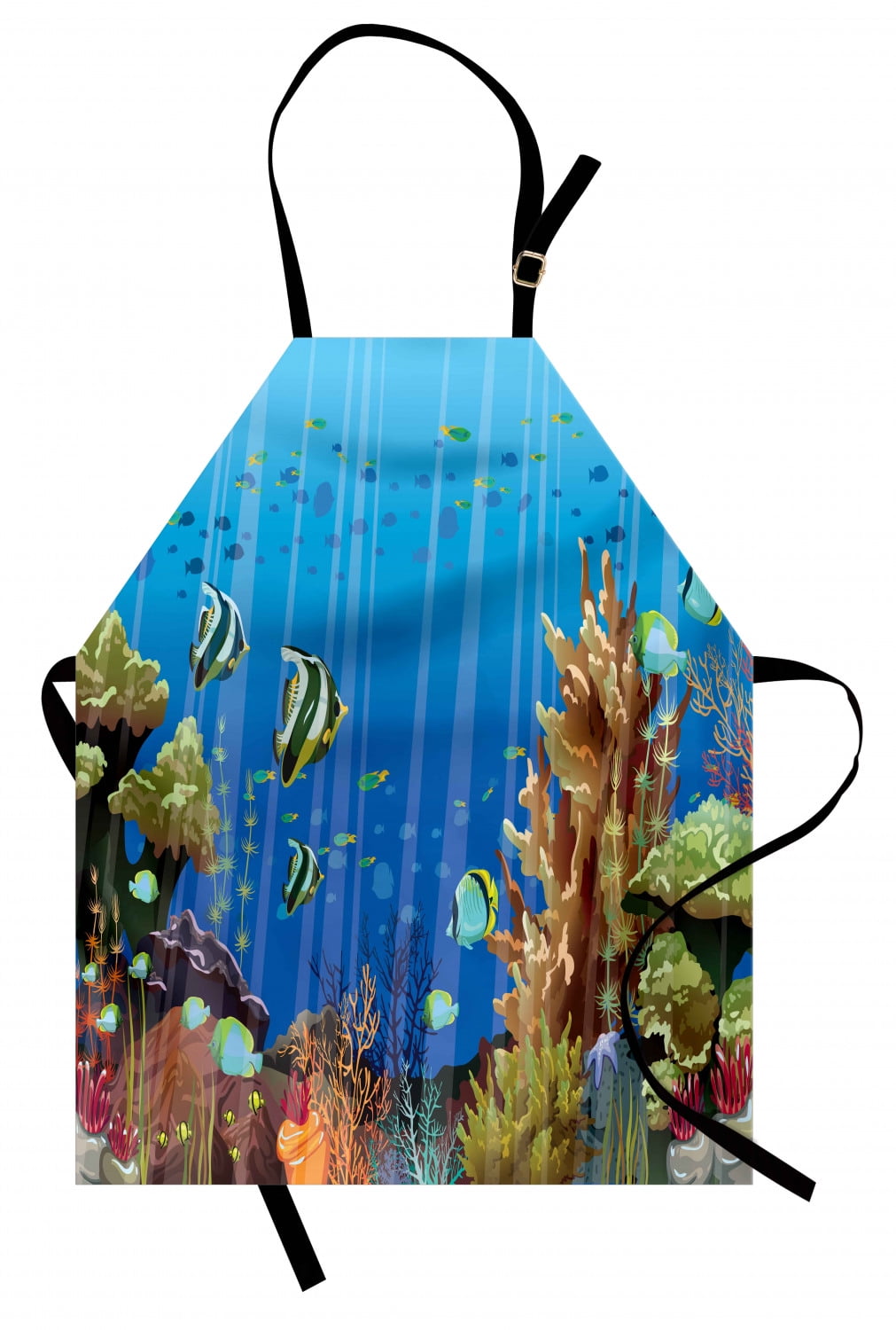 Marine Apron Majestic Universe Deep Underwater World Exotic Coral Reef ...