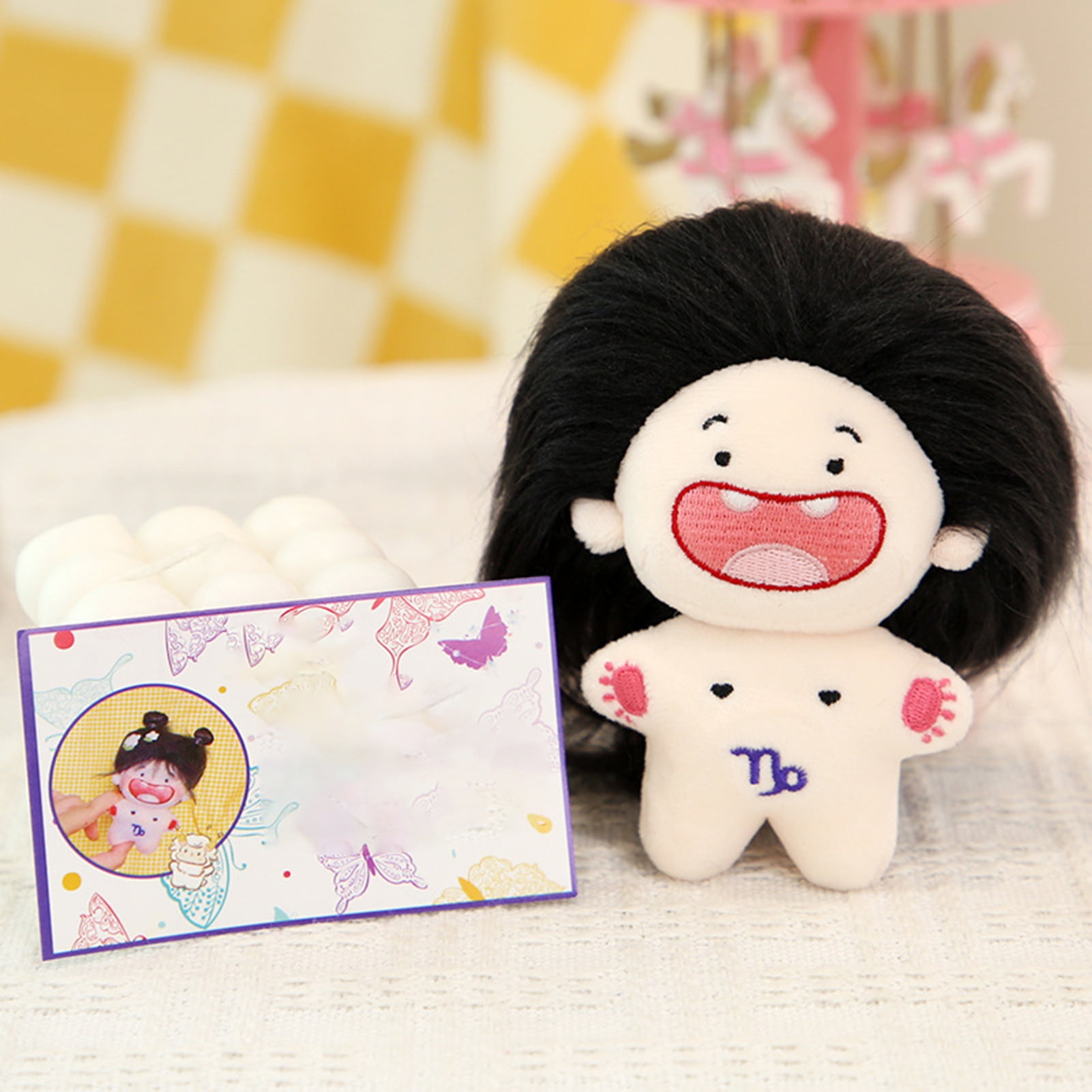 Colorful Fluffy Hair Naked Toy - 11cm, Deciduous Teeth, 12 ...