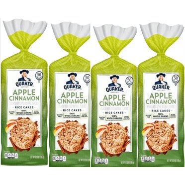 Quaker Large Rice Cakes, 3 Flavor Topper Variety Pack, Pack of 6 ...