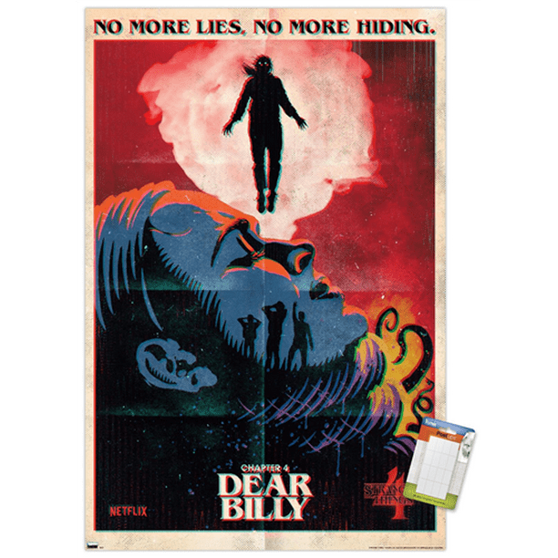 Netflix Stranger Things: Season 4 - Dear Billy Wall Poster, 22.375" x ...