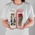 10pcs Transparent Octagonal Gift Boxes - Elegant Pink and White ...
