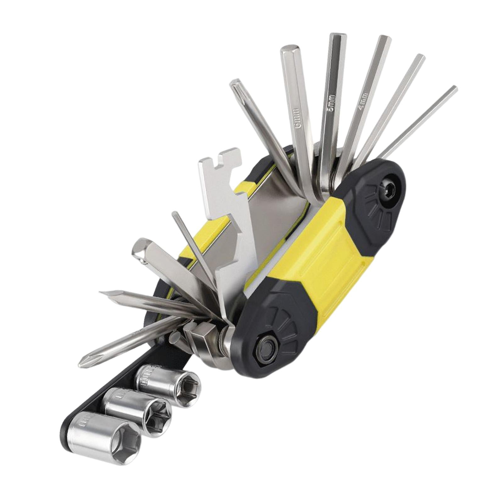16 in 1 Bike tire repairs Wrench Tool Multifunction Lightweight Allen ...
