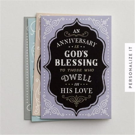Dayspring Cards 77636 Card - Boxed - Anniversary - Chalkboard, Box of ...