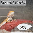 10Pcs Leopard Gecko Potty Pad Plastic Potty Latrine/Plate Reptile ...