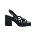 Steve Madden Womens Kalani Leather Strappy Platform Sandals - Walmart.com