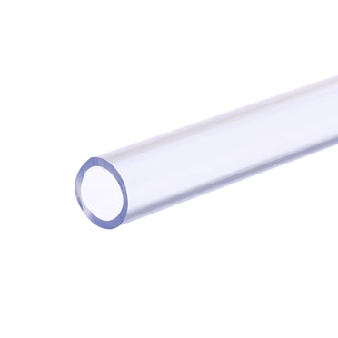PVC Rigid Round Pipe 45.2mm ID 50mm OD 330mm/13" Light Blue High Impact ...