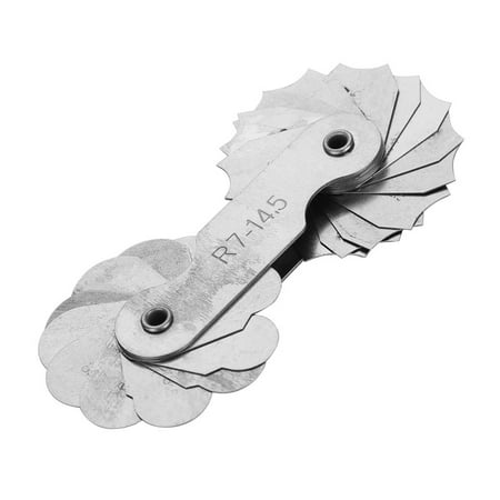 Radius Measuring Tool,Stainless Steel Radius Fillet Fillet Gauge ...