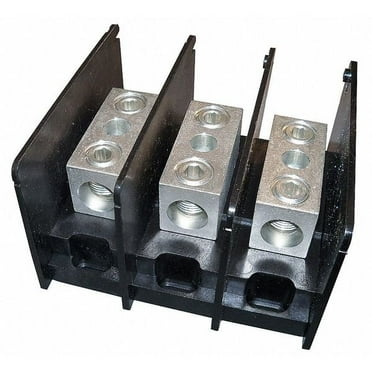 Mersen Power Distr Block,Al,1000V AC/DC MPDB69123 - Walmart.com