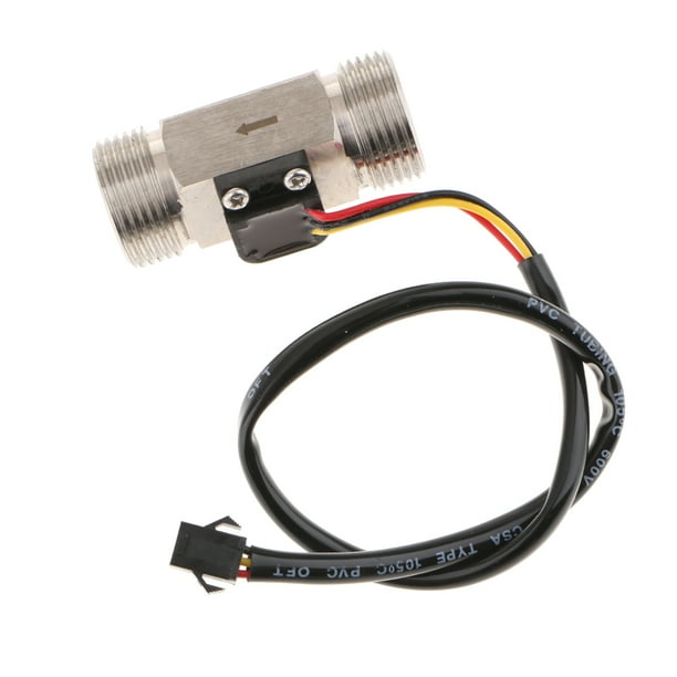 Water Flow Switch G3/4" Stainless Steel Hall Effect Liquid Water Flow ...