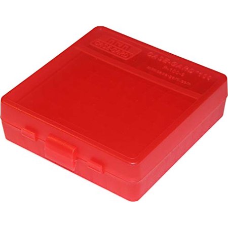 MTM 100 Round Flip-Top Ammo Box 380/9MM Cal (Clear Red) | Walmart Canada