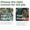 Digital Torque Wrench - 1/2" Drive (25-250 ft-lb) Precision Torque Tool ...