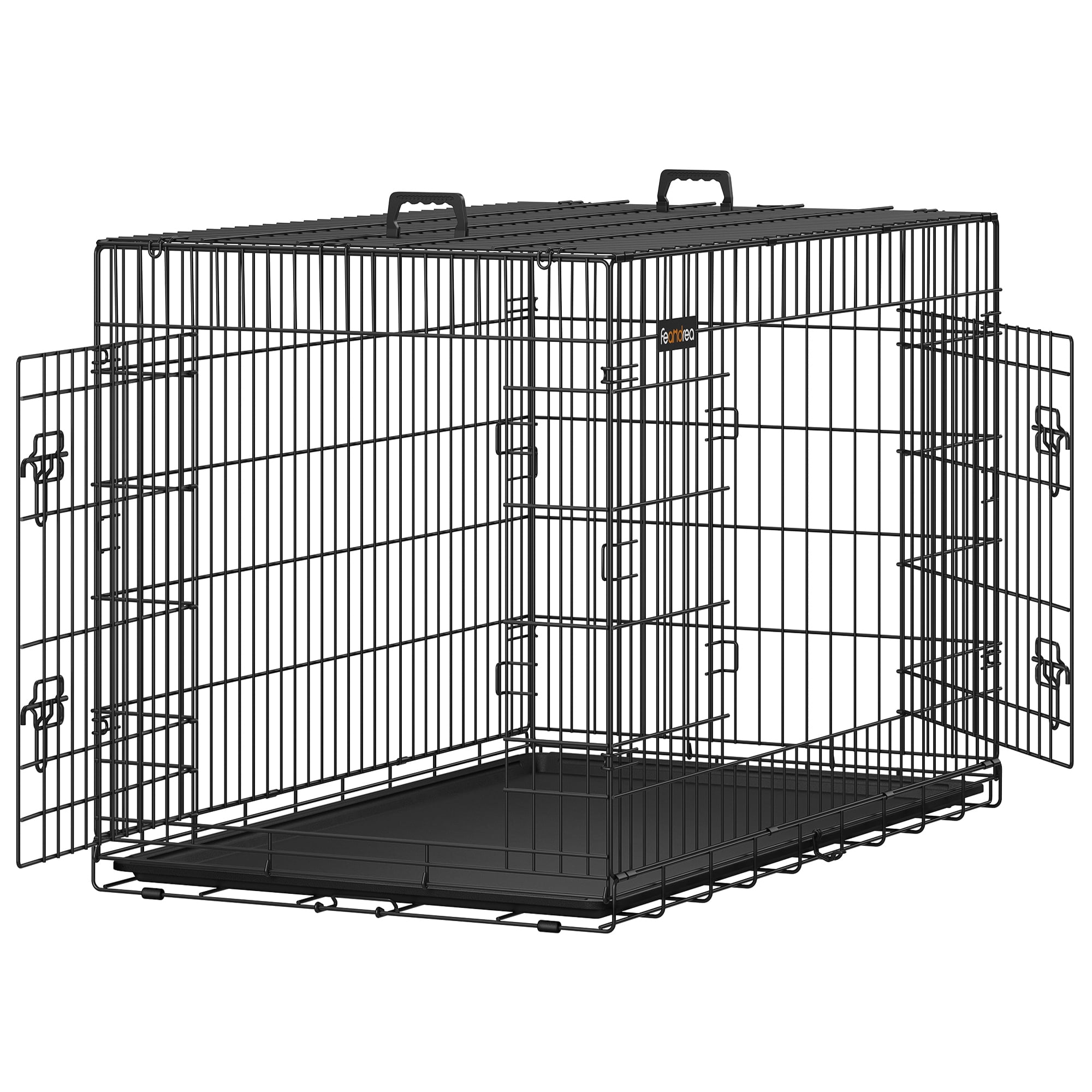 Click here for Feandrea Dog Crate  48-Inch Foldable Dog Kennel Wi... prices