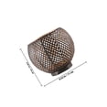 BESTYASH Metal Hollow Candlestick Holder in Light Brown for Party ...