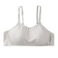 BSDJILFG Teen Girls Bras Padded Wireless Bra Pullover Spaghetti Straps ...