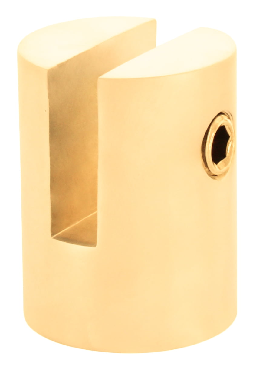 CRL SM14BR Brass Slot Mount Standoff for 1/4" Panels - Walmart.com