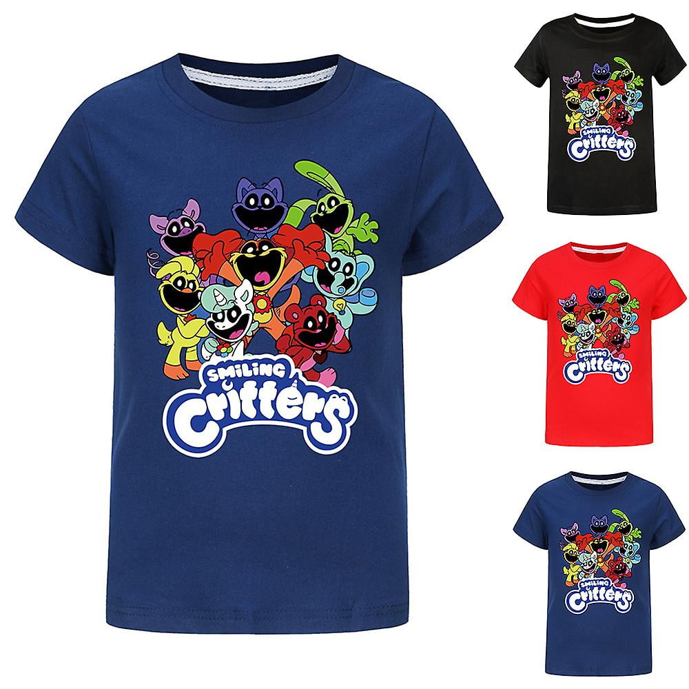 Click here for Bomveson Smiling Critters Kids T Shirt Cartoon Cat... prices