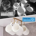 Goodwill Mug Rack Under Cabinet - Coffee Cup Holder, 8 Mugs Hooks Under ...