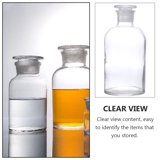 said 1pc Glass Reagent Bottle Small Mouth Reagent Bottle Laboratory ...