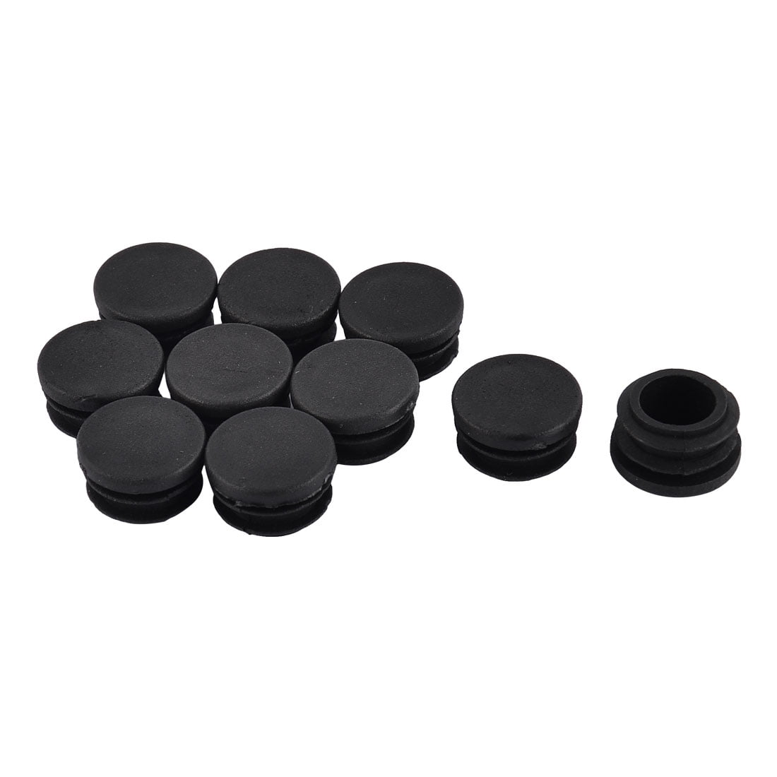 Plastic Furniture Table Chair Legs Round Tube Pipe Insert Cap Cover ...