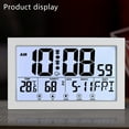 LHX AnQILa Atomic Clock with Indoor Temperature and Humidity,Self ...