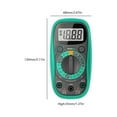 Ammeter Voltemter LCD Digital Multimeter with Backlit Buzzer Portable ...