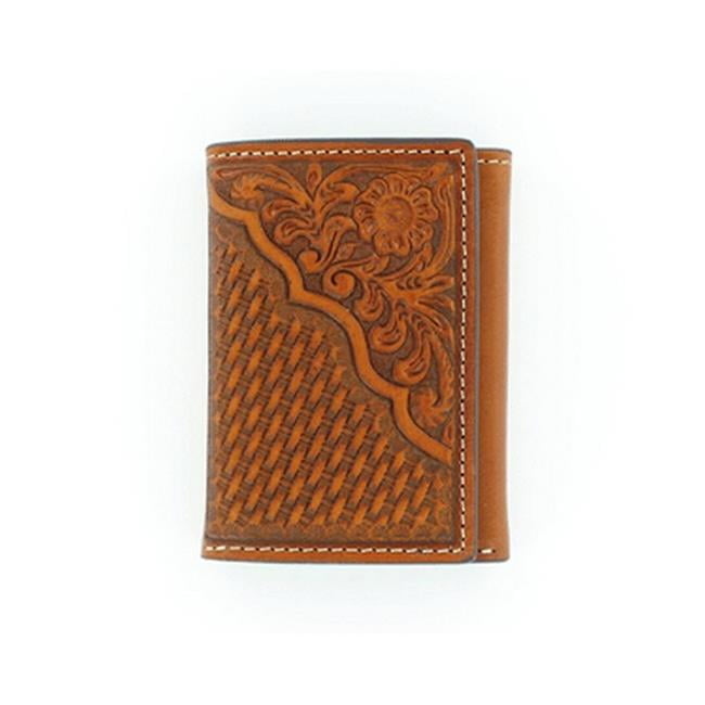Pro Tri-Fold Floral Corner Wallet, Tan - One Size - Walmart.com