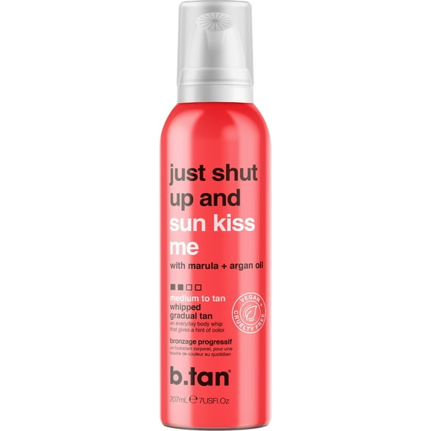b.tan just shut up and sun kiss me whipped gradual tan with marula ...