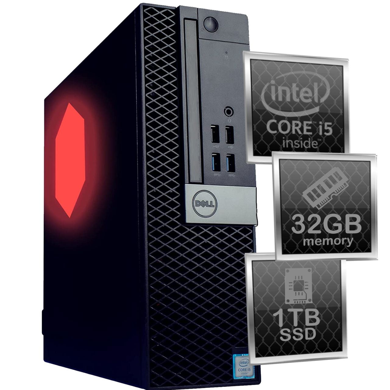 Dell Optiplex 5050 (RGB) Desktop Computer | Quad Intel i5 (3.2) | 32GB ...