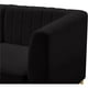 Meridian Furniture Alina Black Velvet Modular Sectional - Walmart.com