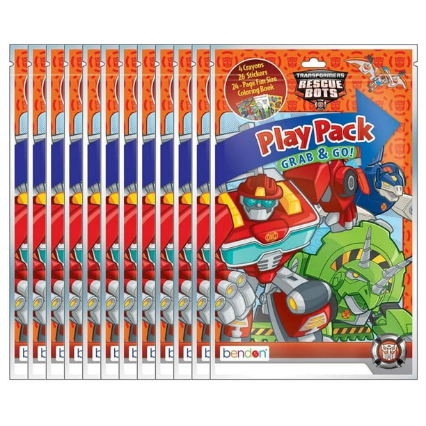 Transformers Rescue Bots Grab and Go Play Packs (Pack of 12) - Walmart.com