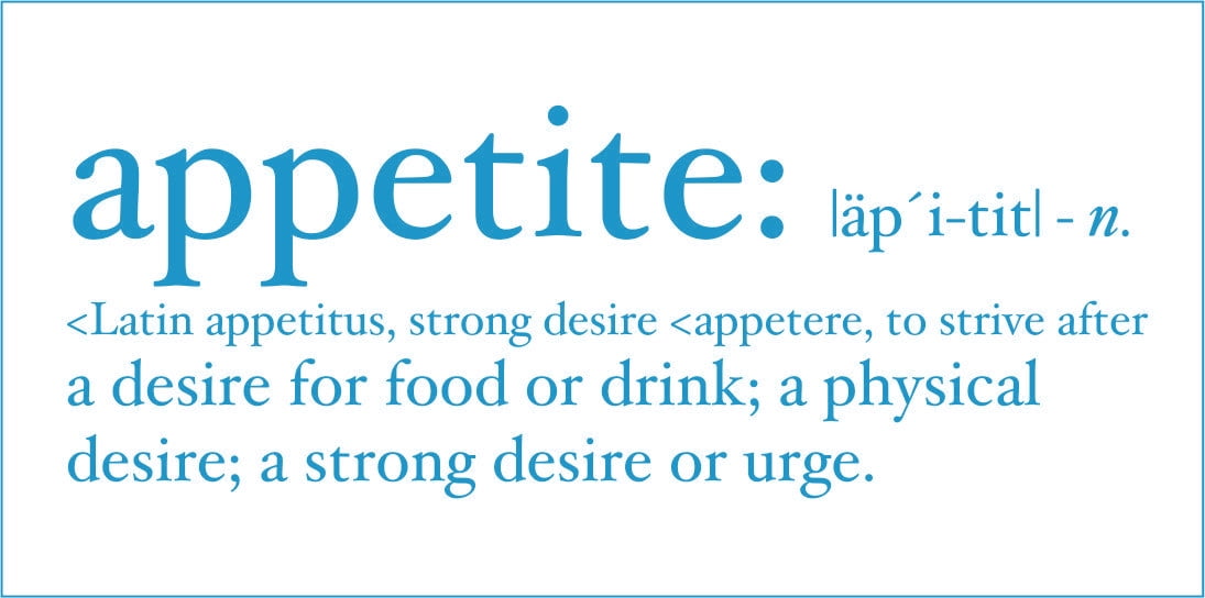 Appetite Definition Vinyl Decal - Small - Azul - Walmart.com