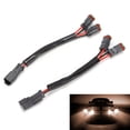 NFTIGB 2pcs LED Work Light Socket Wiring Harness 2-Lead 2Pin Male to ...