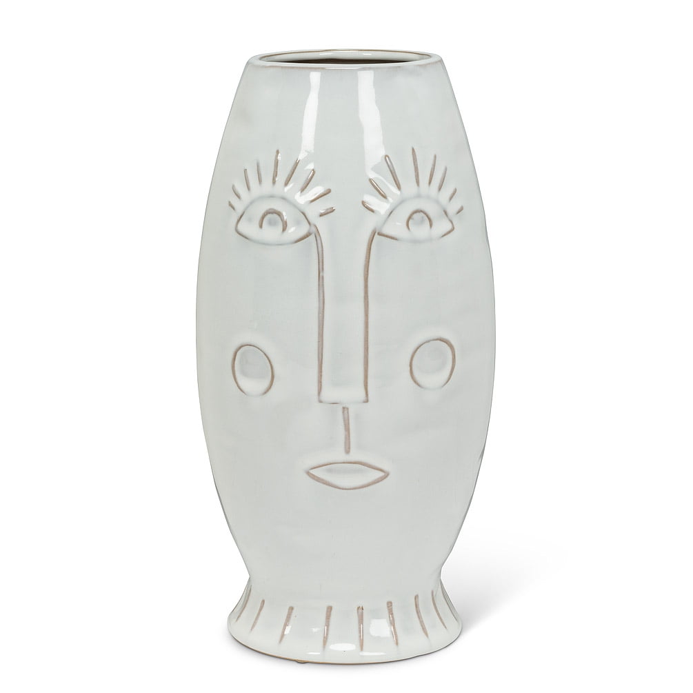 Set of 4 Tall Modern Face Vase - Walmart.com