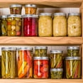 Livease 144 Regular Mouth Canning Lids & 24 Rings, 70mm Mason Jar Lids ...
