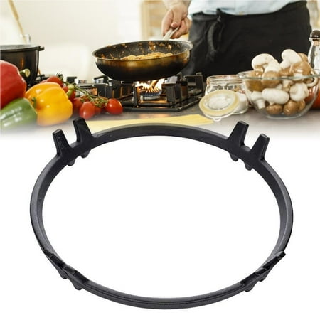 pitrice Cast Iron Wok Ring Wok Support Ring Cooktop Cast Iron Stove ...