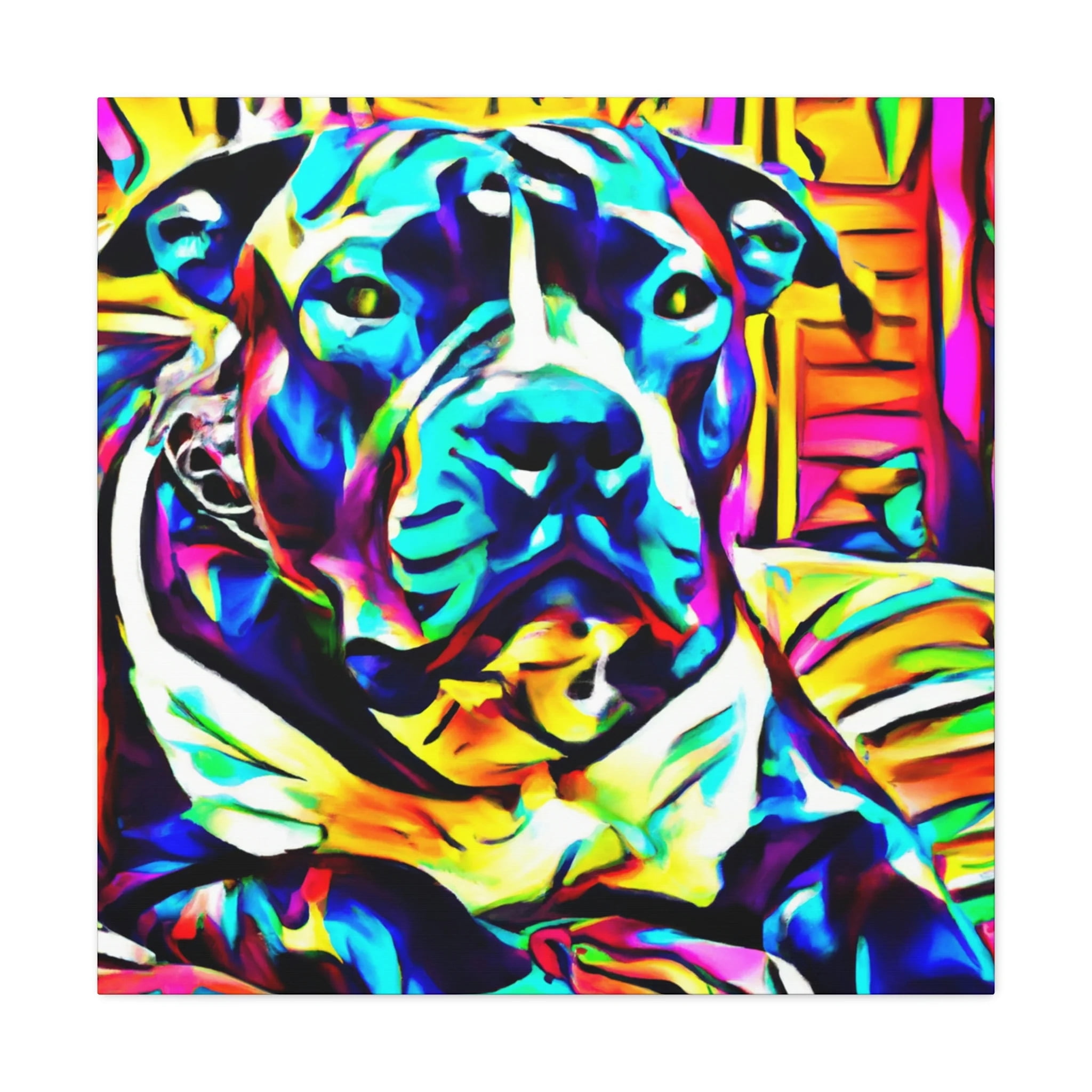 Puppy Power Pitbull - Canvas - Walmart.com