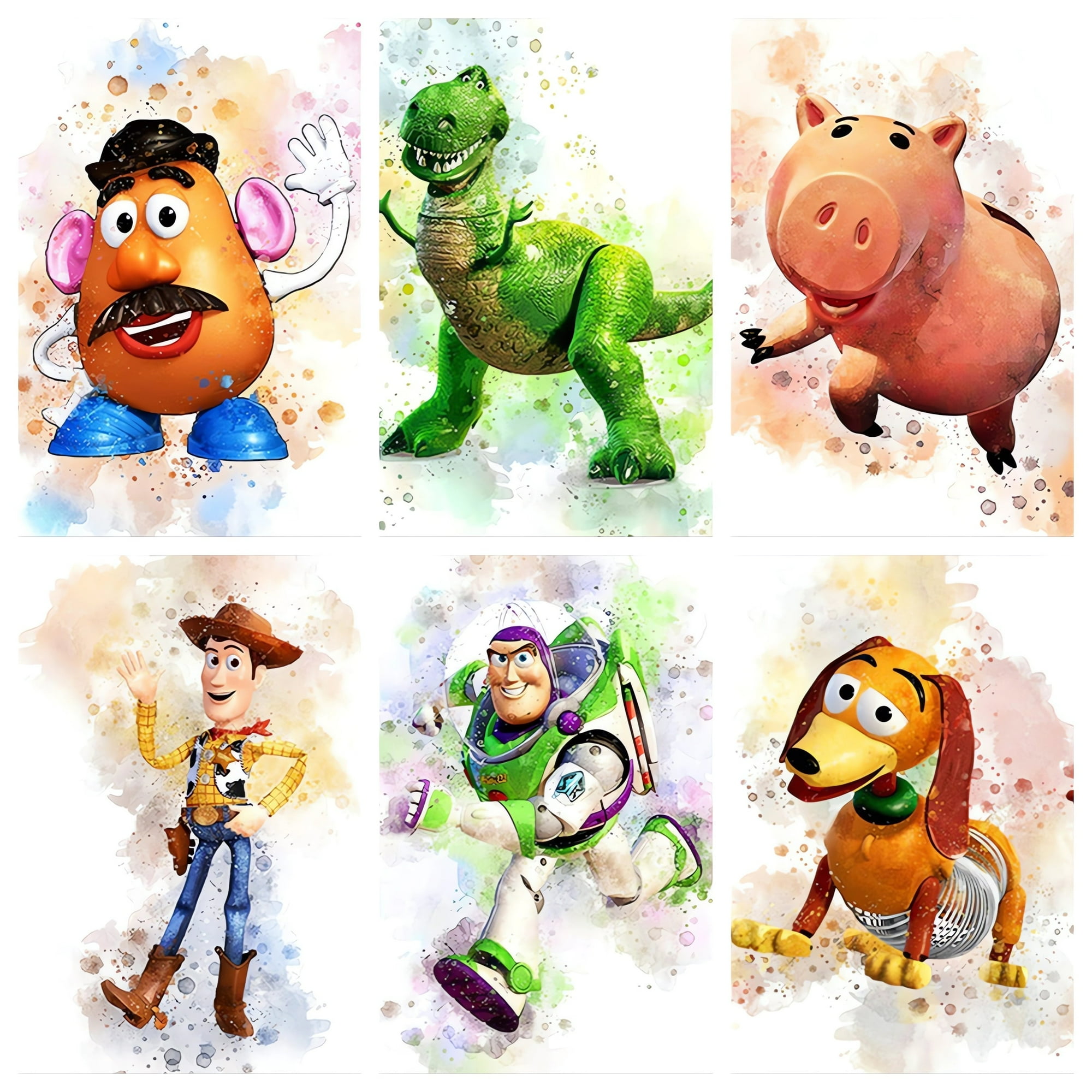 Click here for Kenvfego Toy Story Theme Poster Prints - Set Of 6... prices