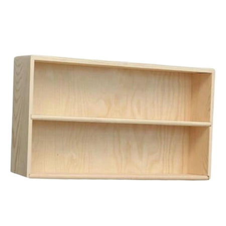 2 Tier Display Shelf Decorative Storage Stand Tidy Rack Showcase for ...