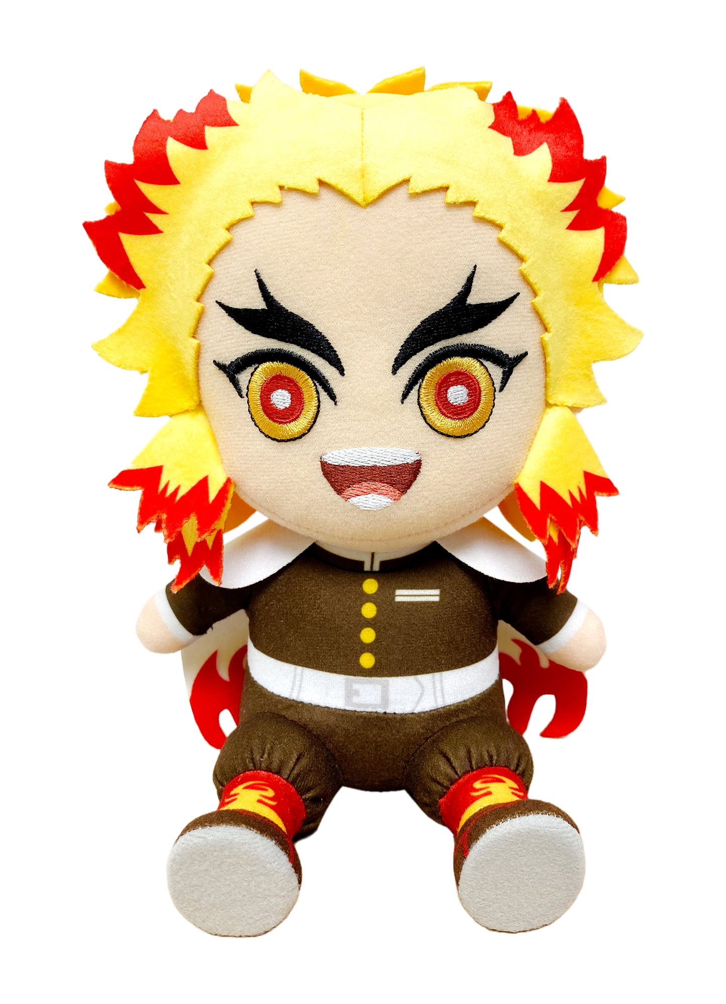 Demon Slayer - Kyojuro Rengoku Sitting Plush 7"H - Walmart.com