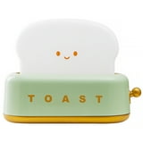 Lieonvis Cute Desk Decor Toaster Lamp,Rechargeable Small Lamp with ...