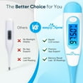 Easy@Home Digital Basal Thermometer, 1 Count HSA/FSA Eligible - Walmart.com