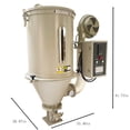 50KG Injection Molding Hopper Plastic Dryer Machine Commercial 4500W ...
