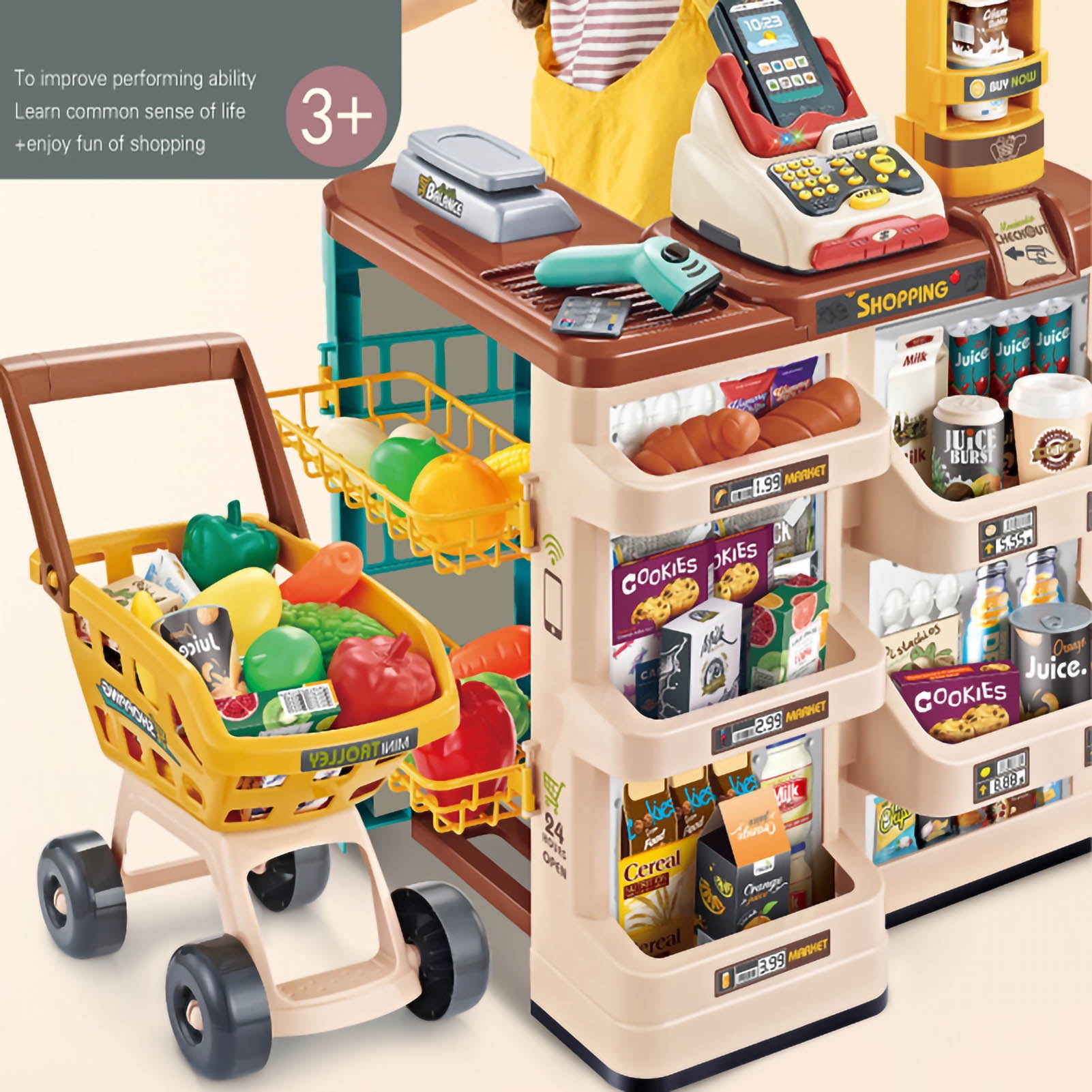 Click here for Vobor-Ca Supermarket Play House Toys simulation Su... prices