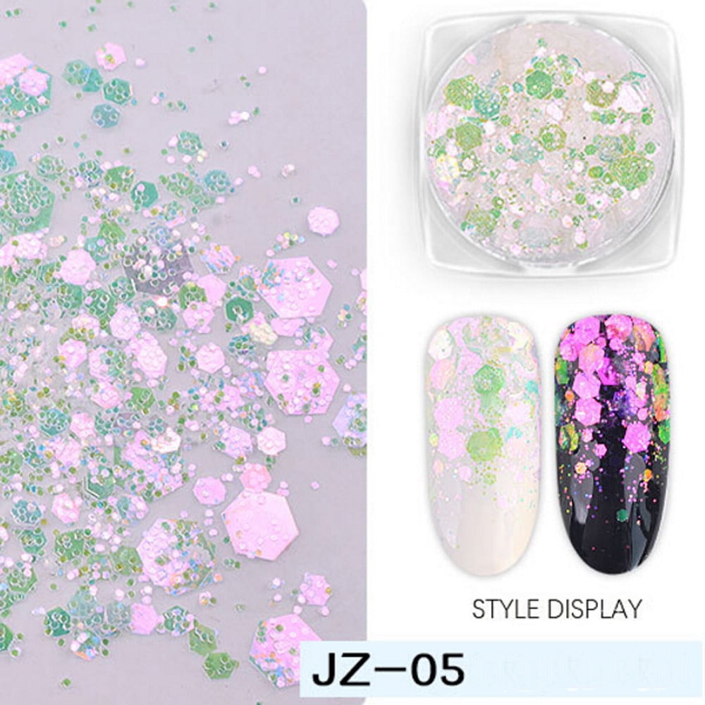 Click here for Mzcpsyha Diy Womens Nail Adornment Nail Color Sequ... prices
