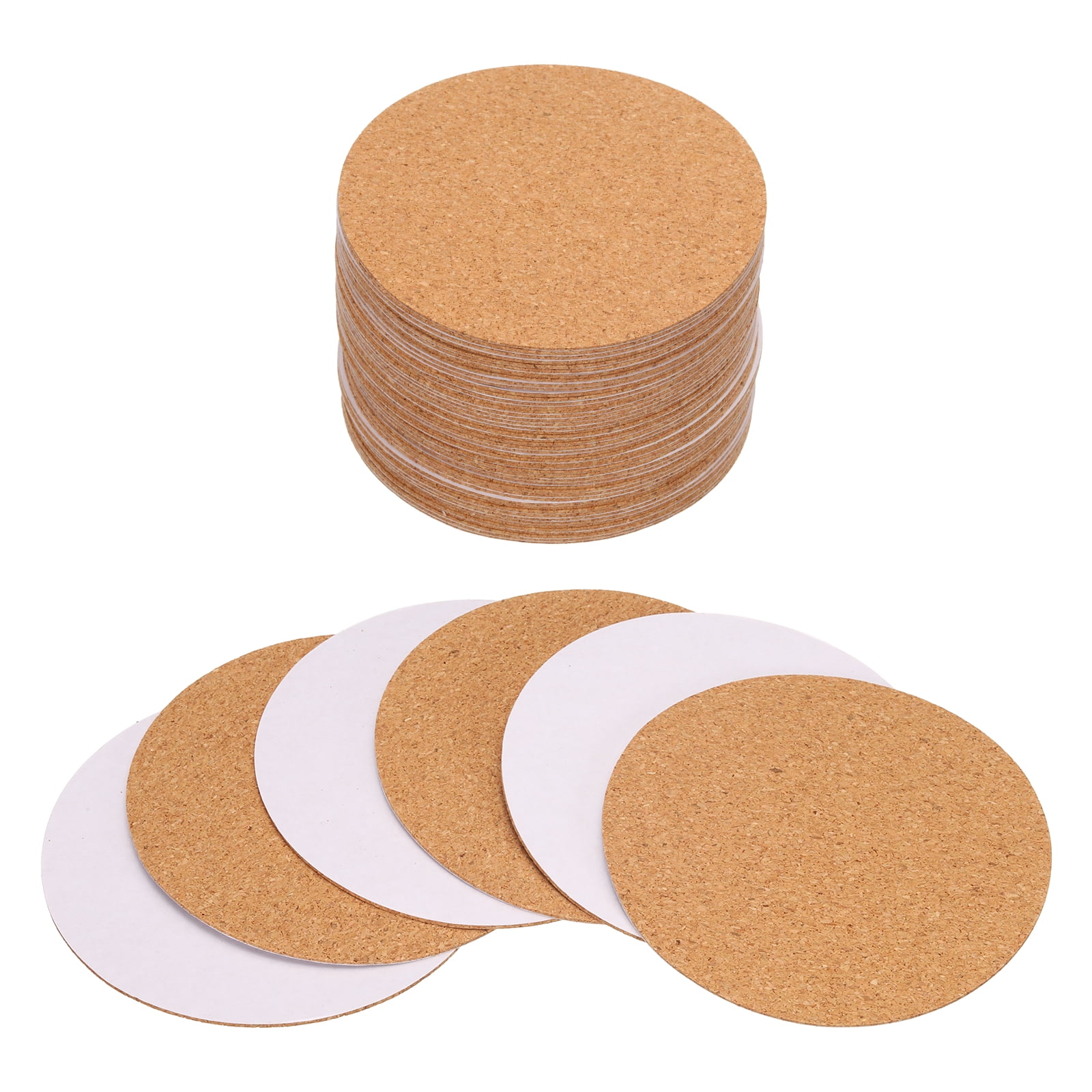 Click here for Uxcell 50pcs Self Adhesive Cork Coasters 3.1X 3.1X... prices