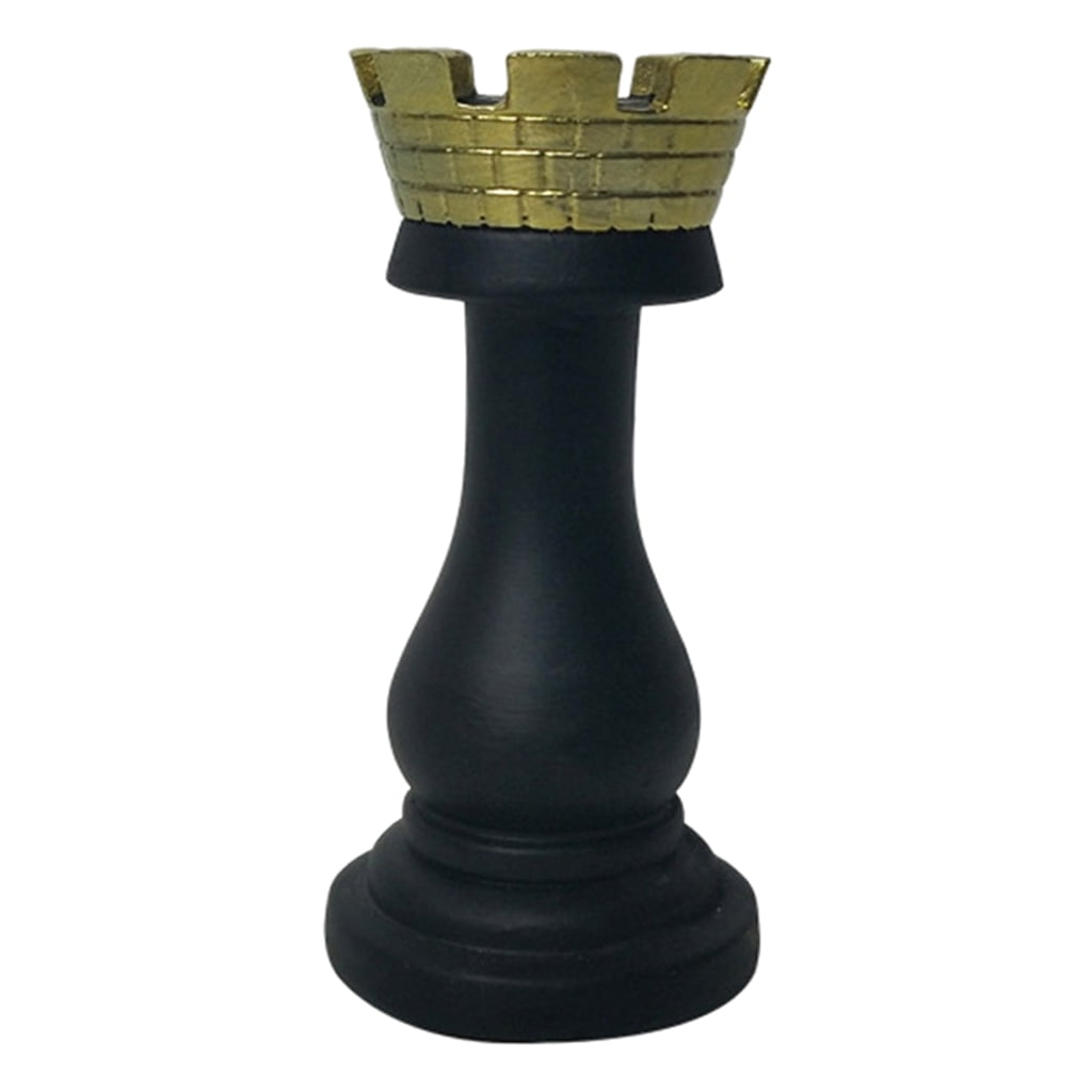 Chess Pieces Sculpture Decorative Ornament Statue Office Crafts Chariot ...