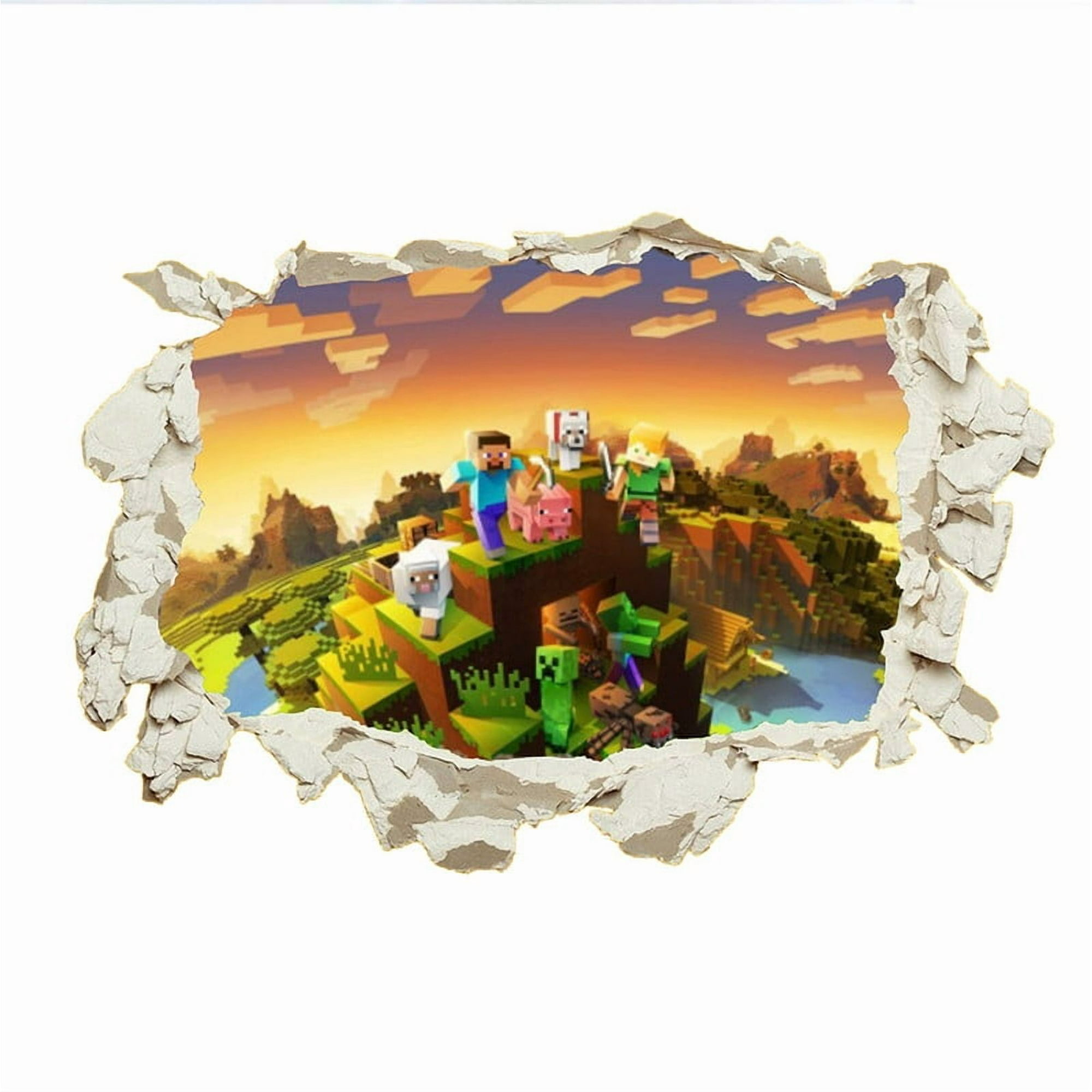 Click here for Hot Sale Minecraft Wall Stickers Living Room Child... prices