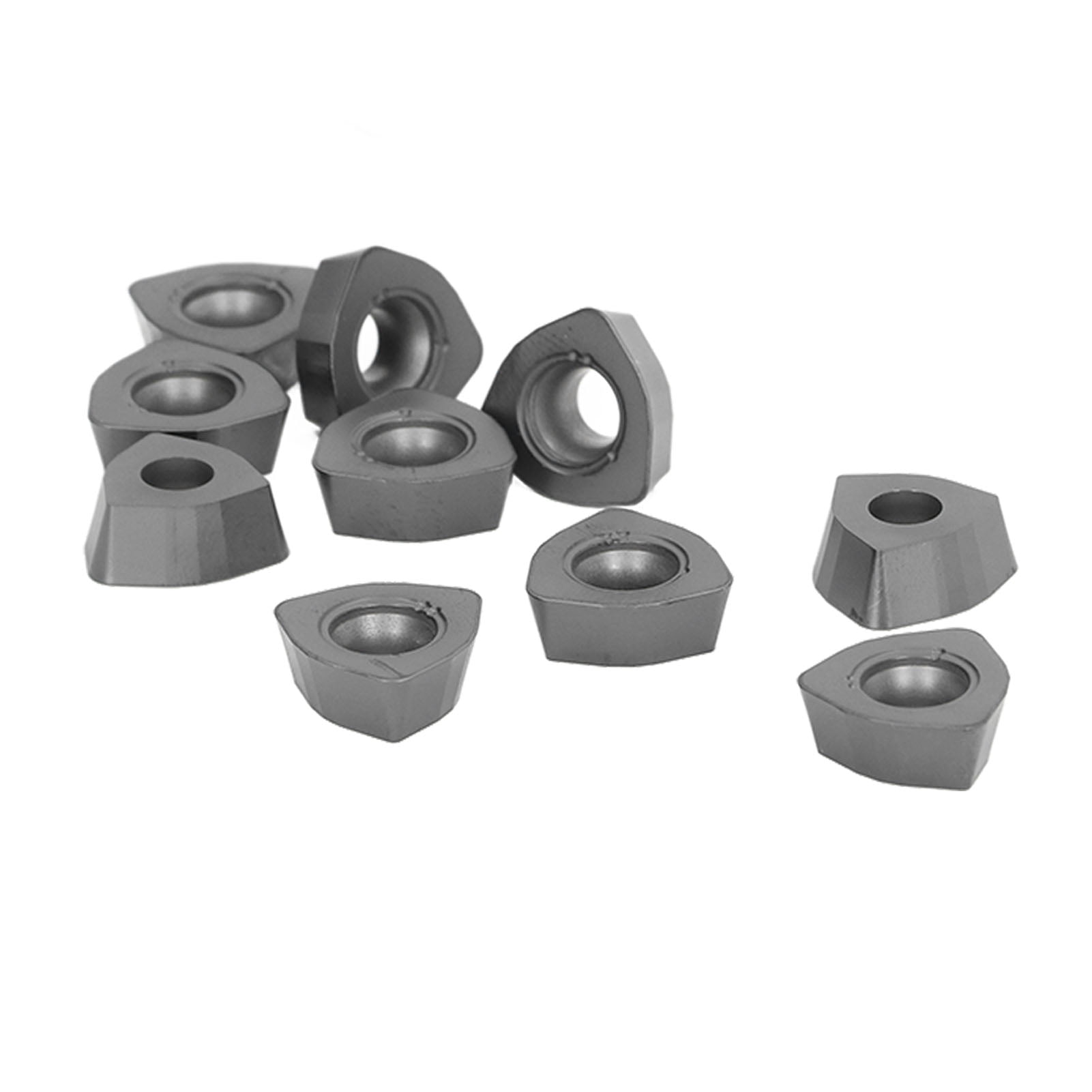 Insertos de carburo indexables, 10 piezas Insertos de torneado de carburo Insertos de carburo ...