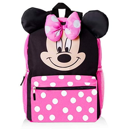 Big Face Minnie Mouse Backpack for Kids Toddlers ~ Premium 14\ Minnie ...