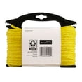 "Hyper Tough Polypropylene Hollow Braid Rope Yellow 1/4"" x 100' with ...